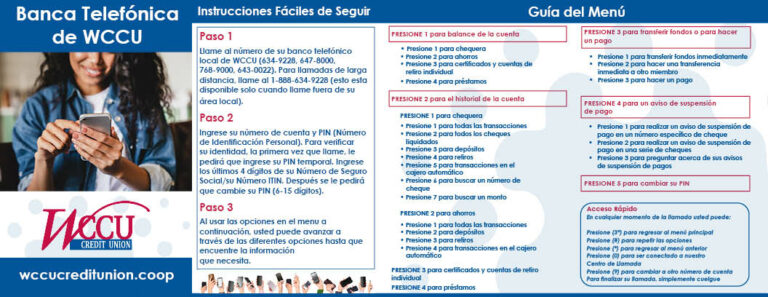 WCCU Spanish Services – WCCU Credit Union